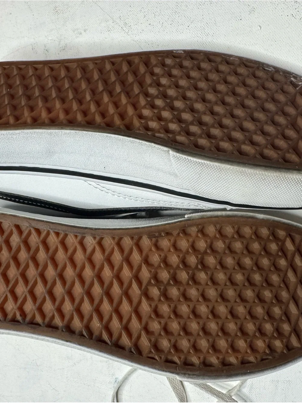 Shoes | White Mens Lowtop Sneakers With Black Side Stripe | Poshmark